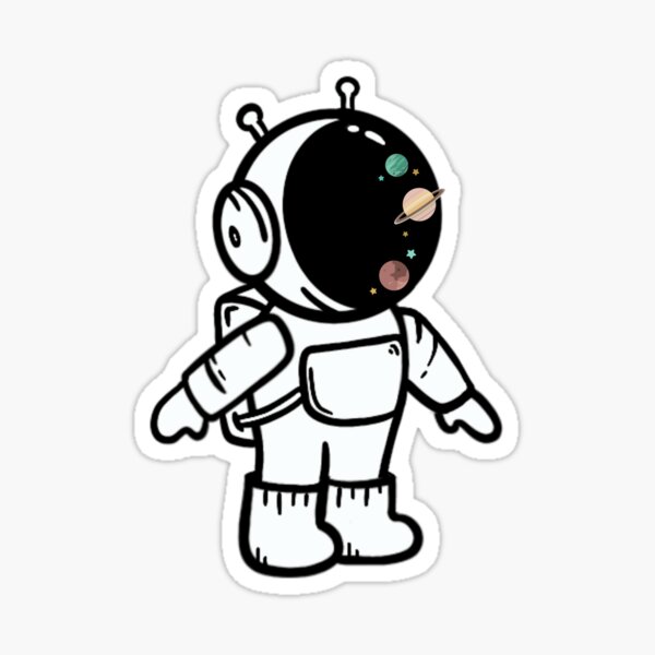 "Rainbow Astronaut" Sticker for Sale by CorneliusDesign | Redbubble