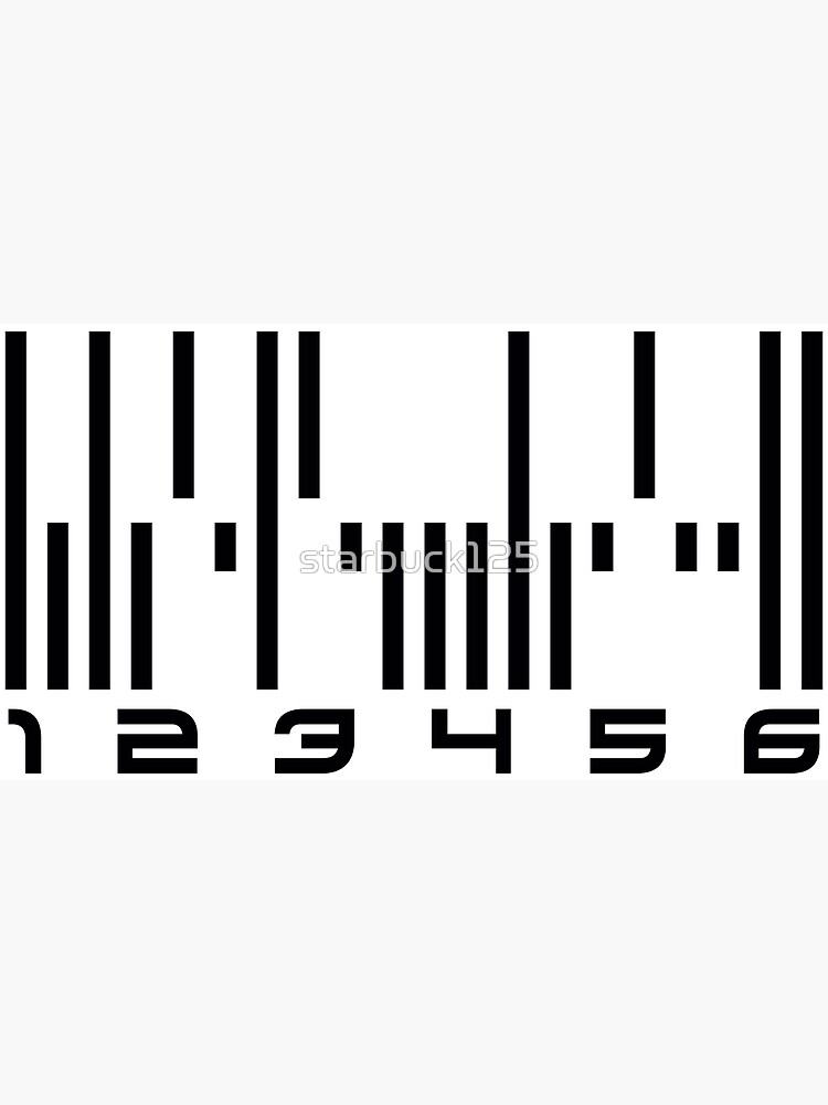 "Dark Matter - The Android Barcode " Poster for Sale by starbuck125 ...