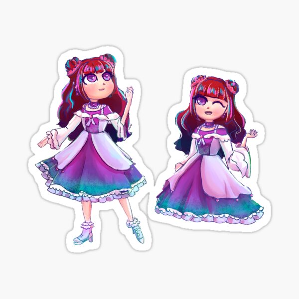 "cute dancing girl" Sticker for Sale by Irukarts | Redbubble