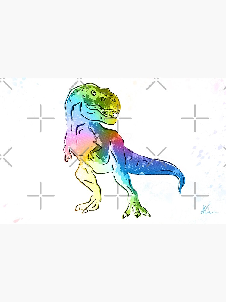"T-Rex | Rainbow Series | Pop Art" Poster by williamcuccio | Redbubble