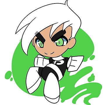 "Danny Phantom Chibi" Sticker for Sale by kelsmister | Redbubble
