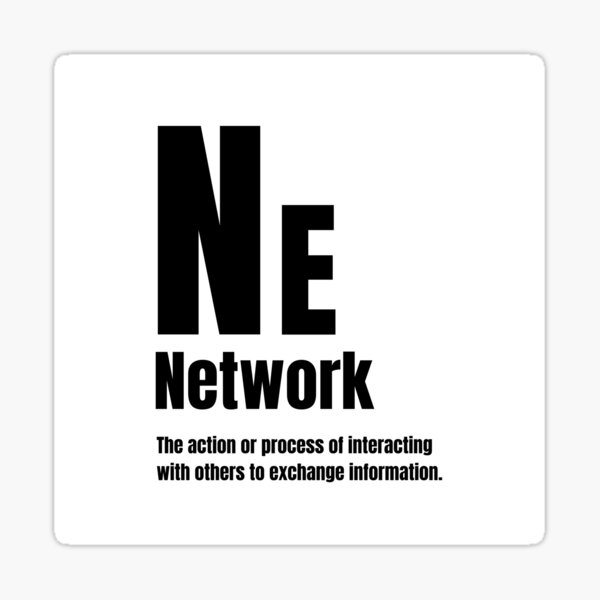 "Network" Sticker for Sale by saskadventurer | Redbubble