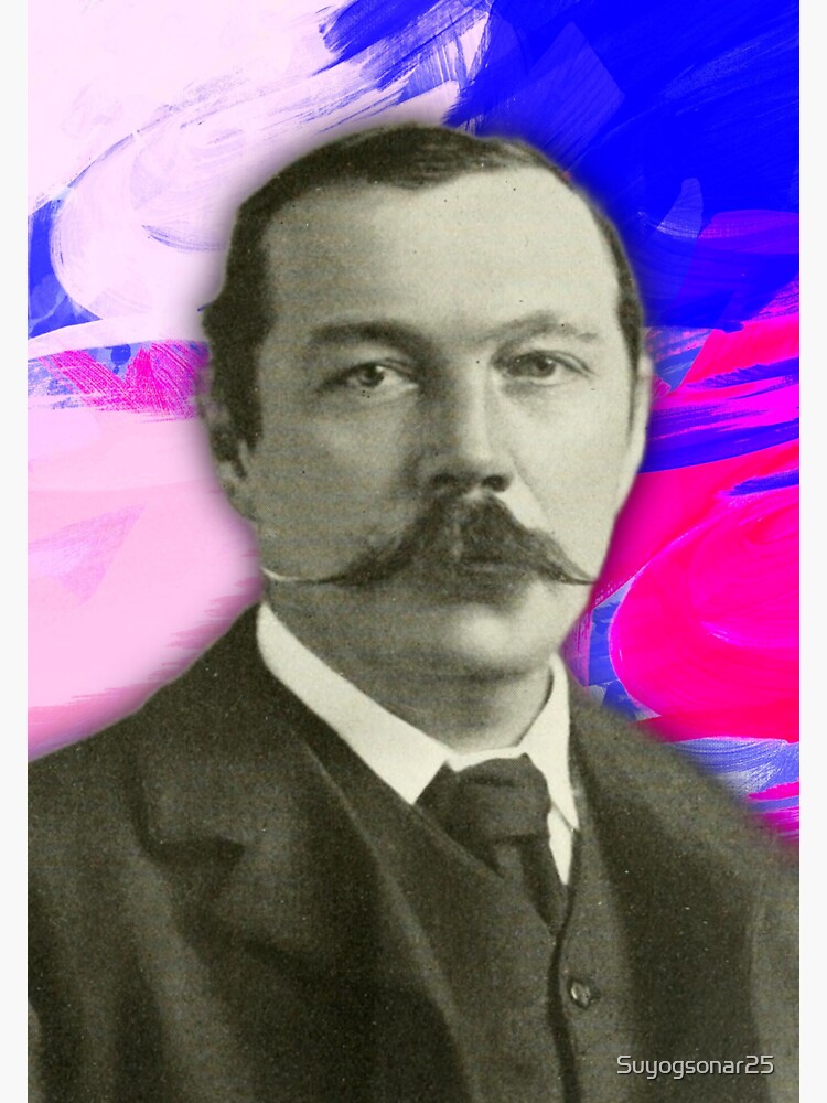 Arthur Conan Doyle Artwork Arthur Conan Doyle Portrait Arthur Conan Doyle Wall Art