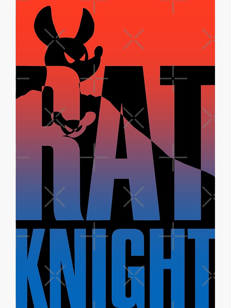 "Rat Knight Logo" Poster for Sale by BrandonCable | Redbubble
