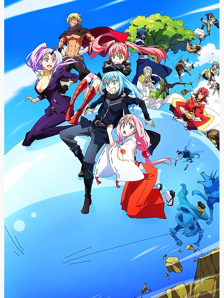 "Anime Tensei Shitara Rimuru Team" Sticker for Sale by Christeencown ...