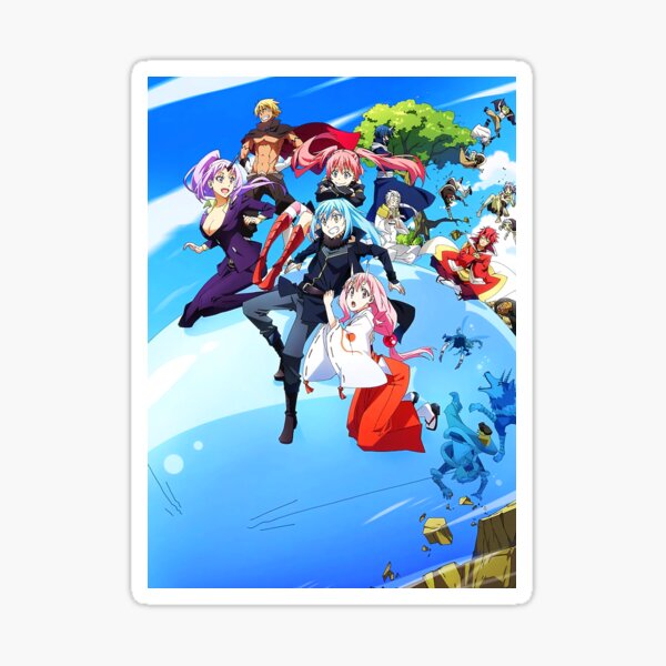 "Anime Tensei Shitara Rimuru Team" Sticker for Sale by Christeencown ...