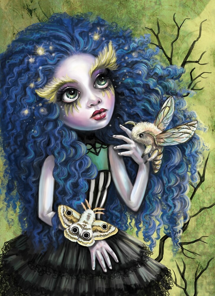 "Moth Queen" by DianaLevinArt | Redbubble