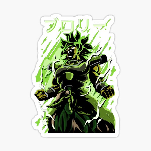 "Dragonball Broly roarr" Sticker for Sale by AdelleBeahan | Redbubble