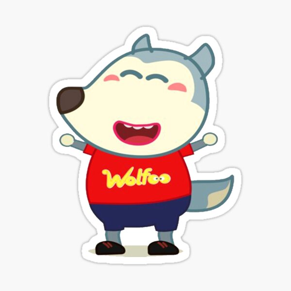 "Wolfoo cartoon funny" Sticker for Sale by HajimeKambe | Redbubble