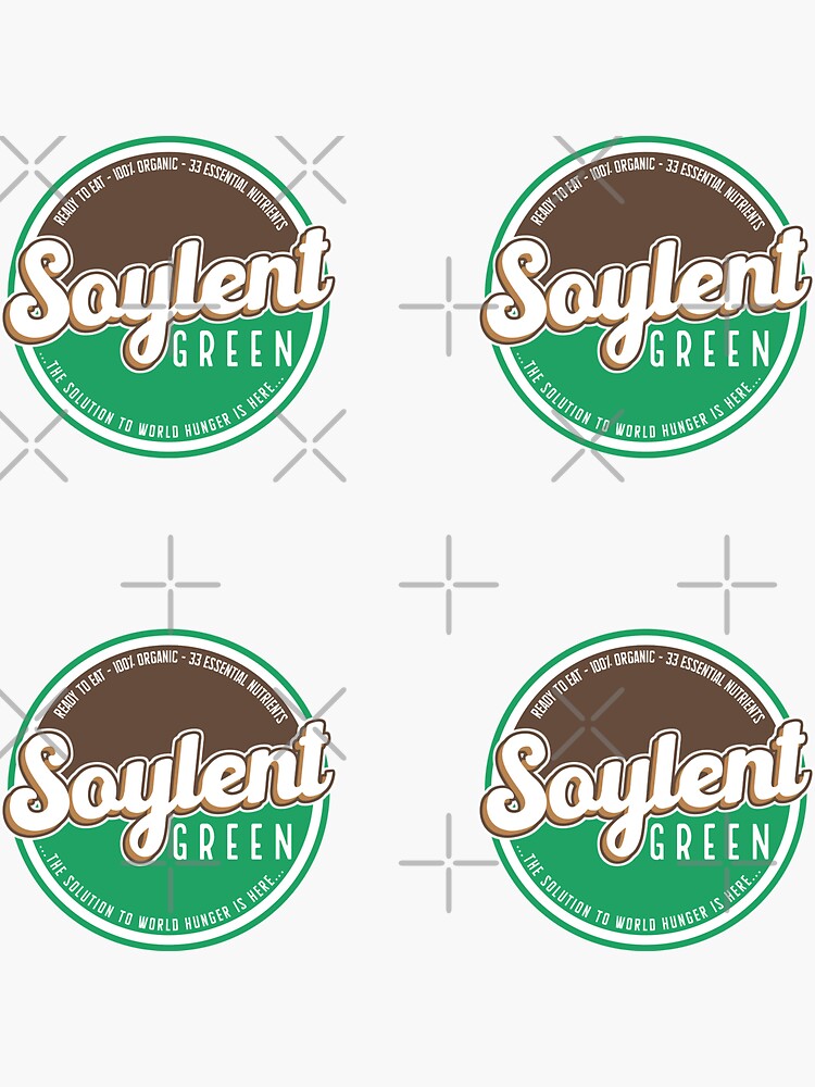 "Soylent Green" Sticker for Sale by Jefrox | Redbubble