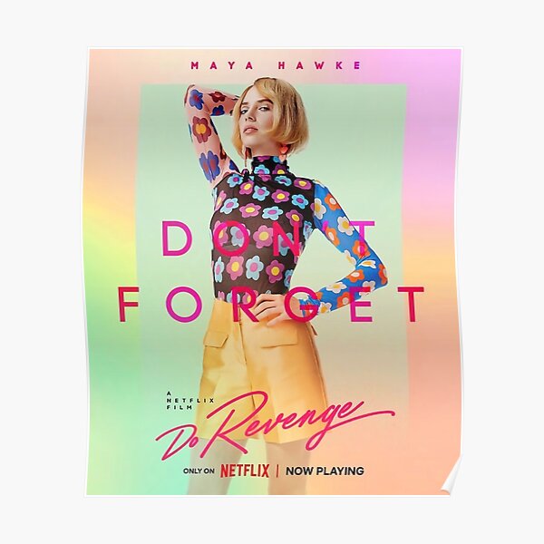 "Original Poster of Do Revenge" Poster for Sale by coralo22 | Redbubble