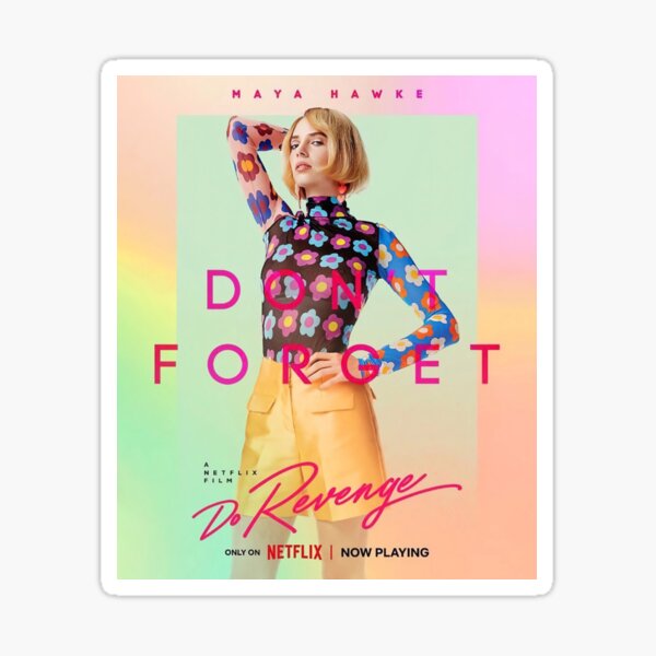 "Original Poster of Do Revenge" Sticker for Sale by coralo22 | Redbubble