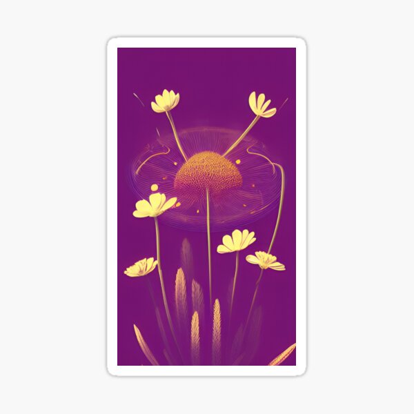 "Unic design of rare flower" Sticker for Sale by beautyfree | Redbubble