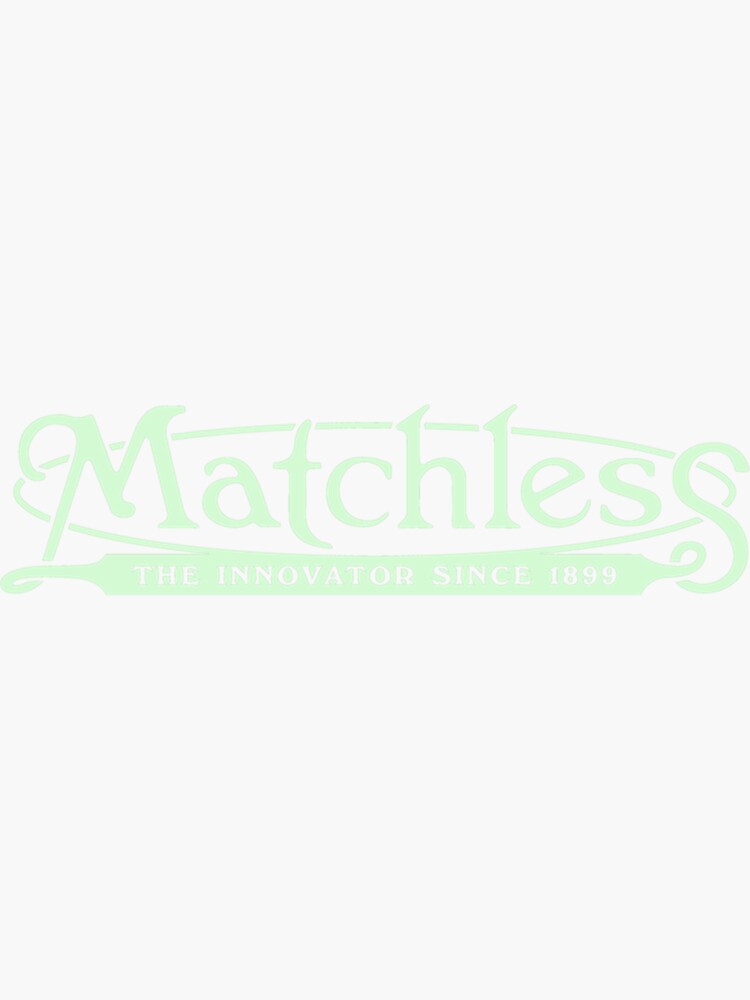 "Matchless classic British motorcycle logo remake" Sticker for Sale by ...