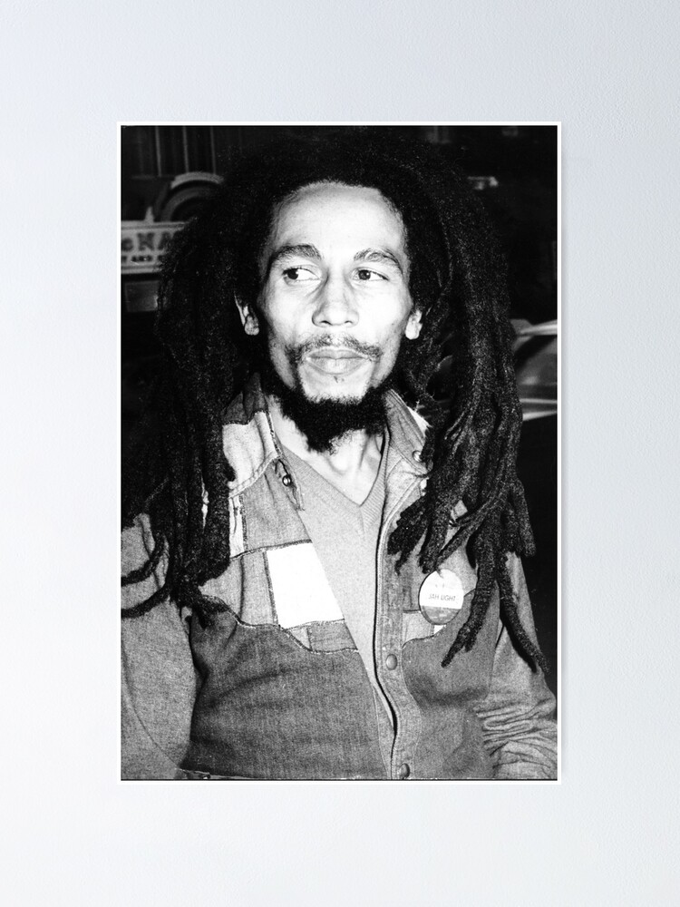 "Classic Black And White The Legend Reggae Poster" Poster for Sale by ...