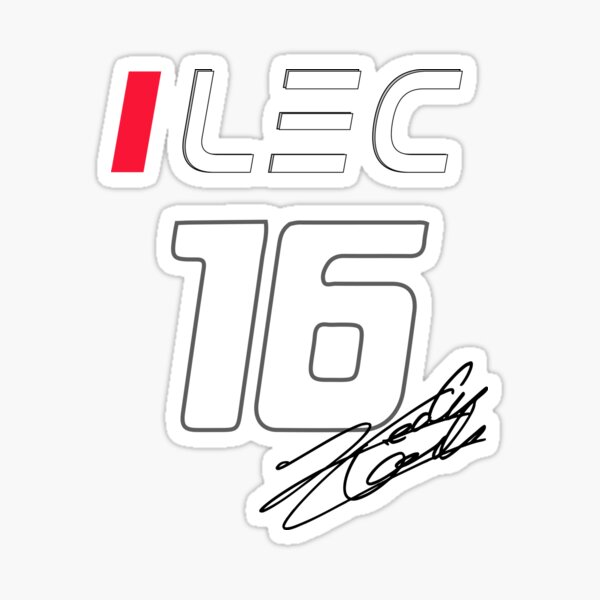 "Charles Leclerc 16 - F1 2022" Sticker for Sale by Malaka7 | Redbubble