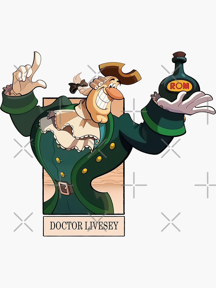 "Dr Livesey, Doctor Livesey" Sticker for Sale by LeciaHenrietta | Redbubble