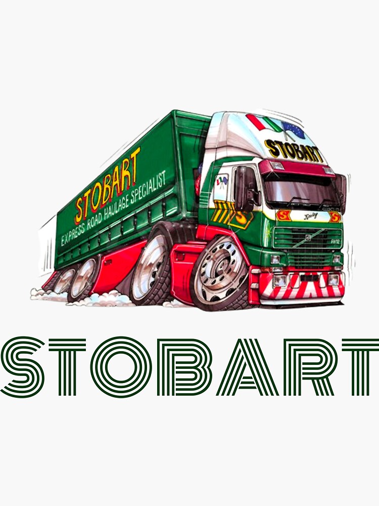"eddie stobart" Sticker for Sale by Twincart | Redbubble