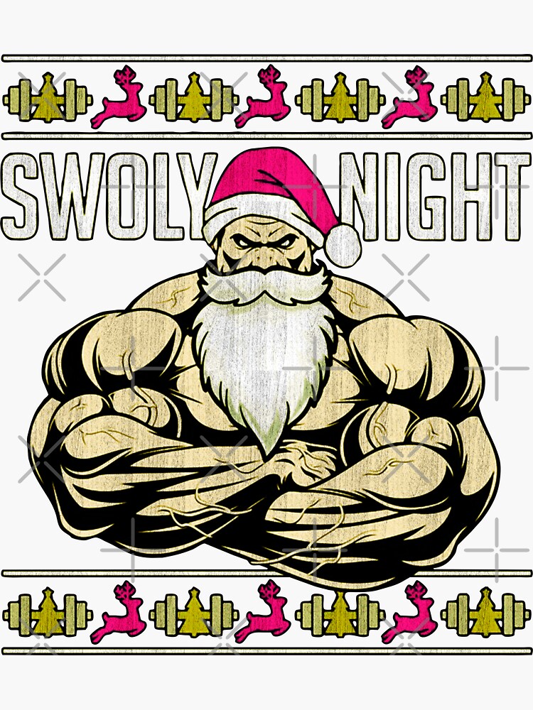 "Swoly Night" Sticker for Sale by criswelland | Redbubble