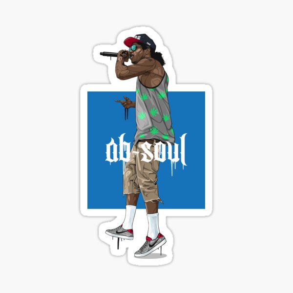 "Ab Soul" Sticker for Sale by BOKKABOOM | Redbubble