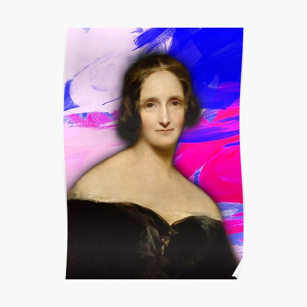 "Mary Shelley Artwork | Mary Shelley Portrait | Mary Shelley Wall Art ...