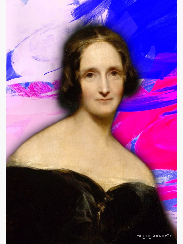 "Mary Shelley Artwork | Mary Shelley Portrait | Mary Shelley Wall Art ...