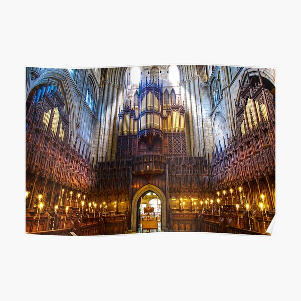 "Ripon Cathedral Great Organ" Poster for Sale by Alisonchambers2 ...