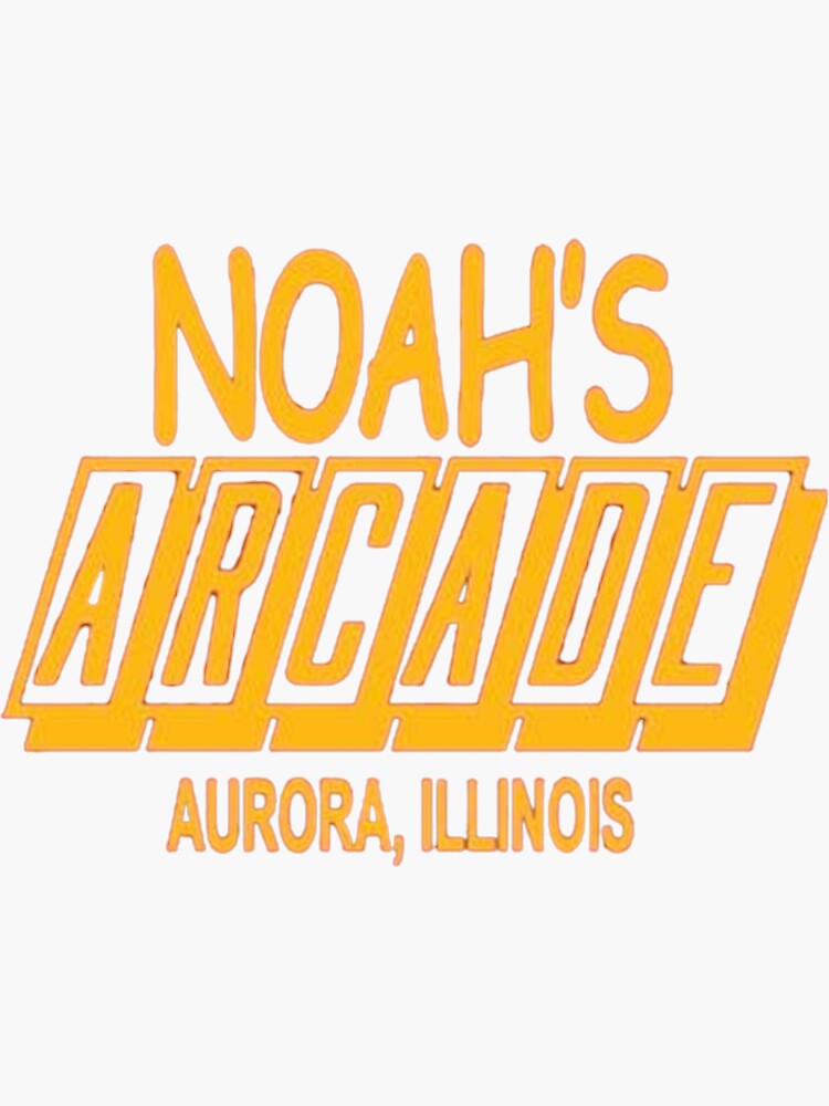 "Arcade Noah'S" Sticker for Sale by TracyKraft | Redbubble