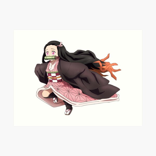 "Demon Slayer Cute Nezuko Kamado , Nezuko Kamado Cute Demon Slayer" Art ...