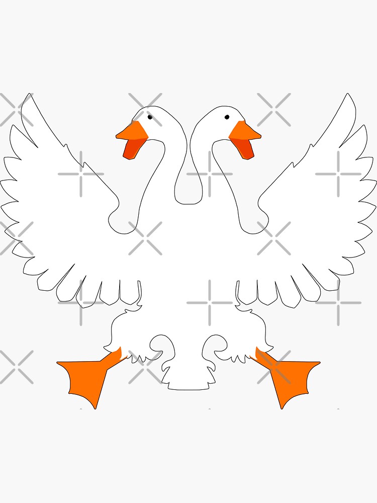 "Goose Heraldry Insignia" Sticker for Sale by HistoryGoose | Redbubble