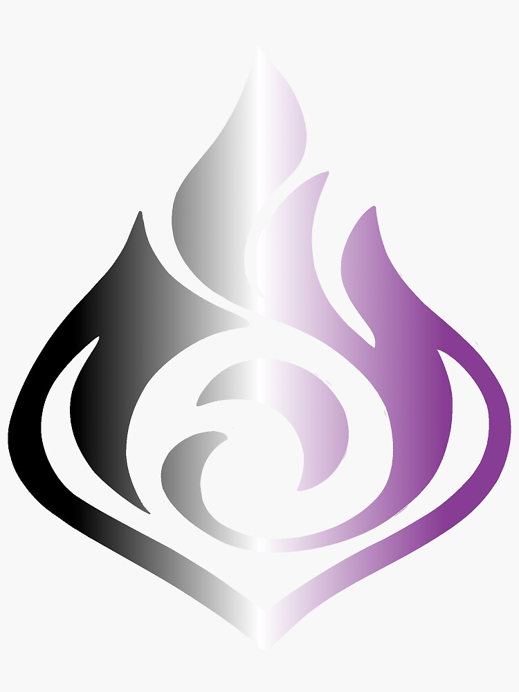 "Genshin Impact Pyro Ace Pride" Sticker for Sale by evfr | Redbubble