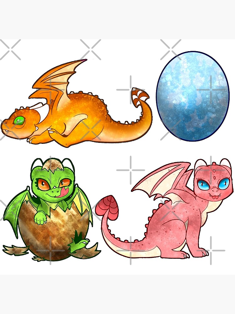 "Derpy Baby Dragons" Poster for Sale by MariaDracona | Redbubble