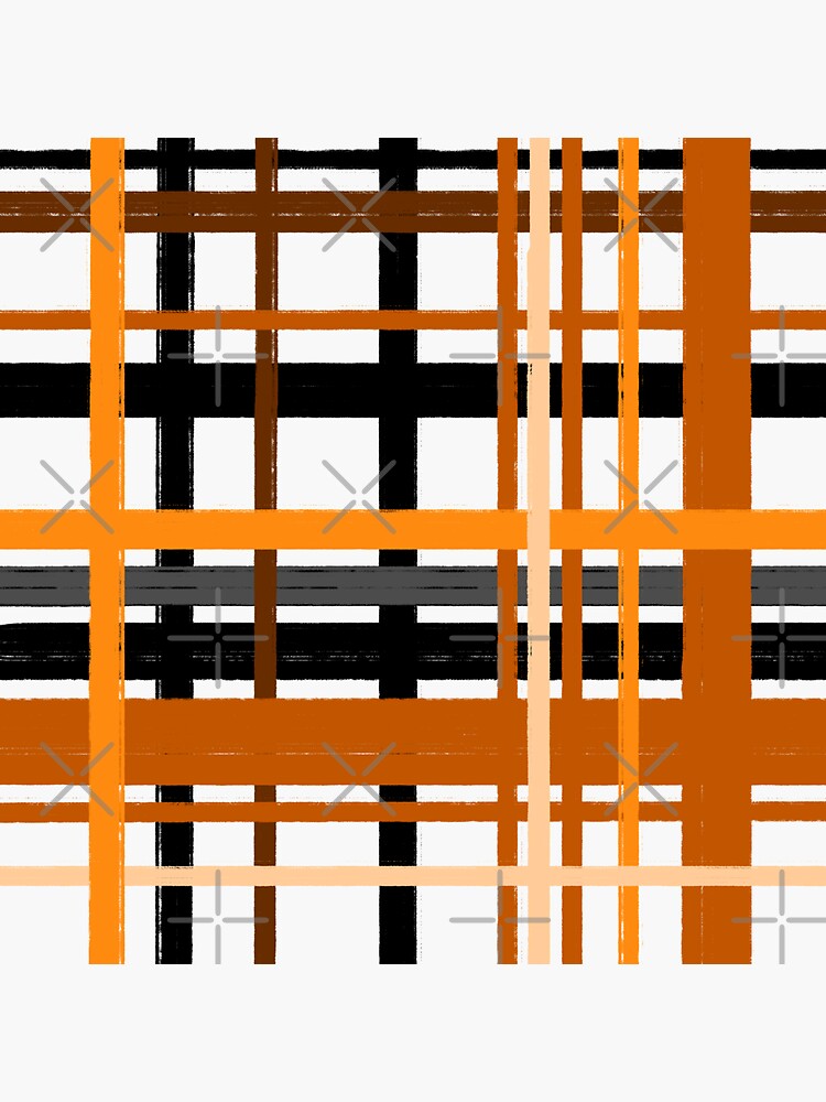 "Fall Autumn Line Repeat Pattern" Sticker for Sale by SemDesigns1 ...