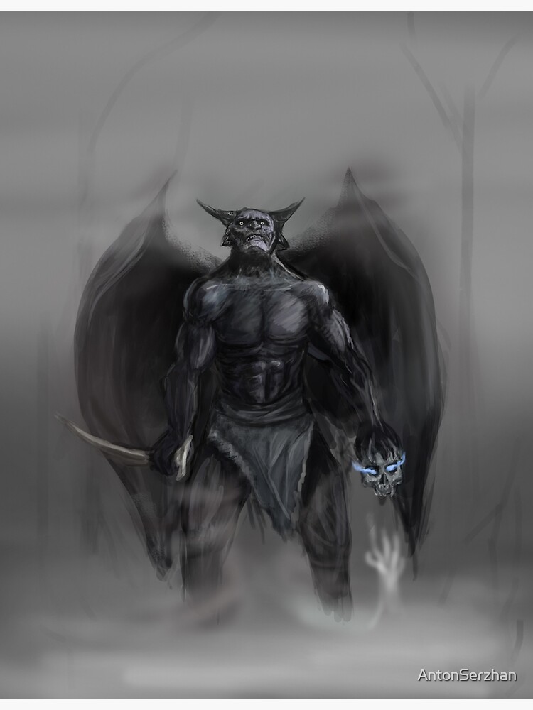 "Chernobog, God of Evil" Poster for Sale by AntonSerzhan | Redbubble