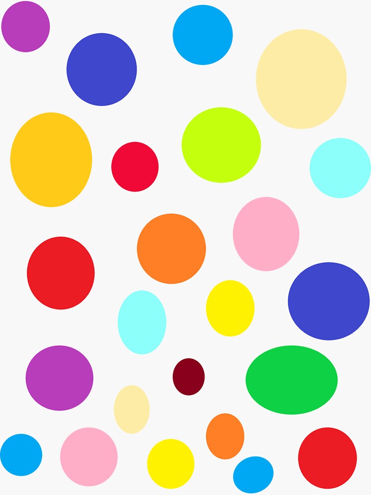 "Color Points" Sticker for Sale by gizay | Redbubble