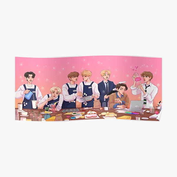 "NCT Dream Cafe fanart" Poster for Sale by daehwisday | Redbubble