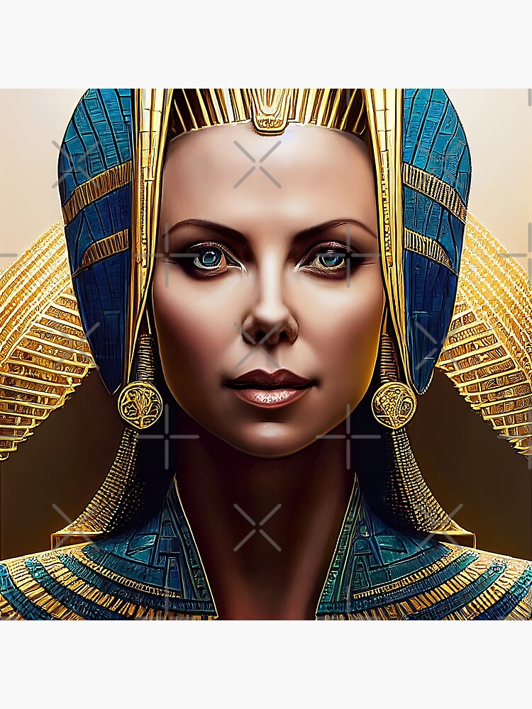 "Charlize Theron As Cleopatra" Art Print for Sale by A A Designs ...