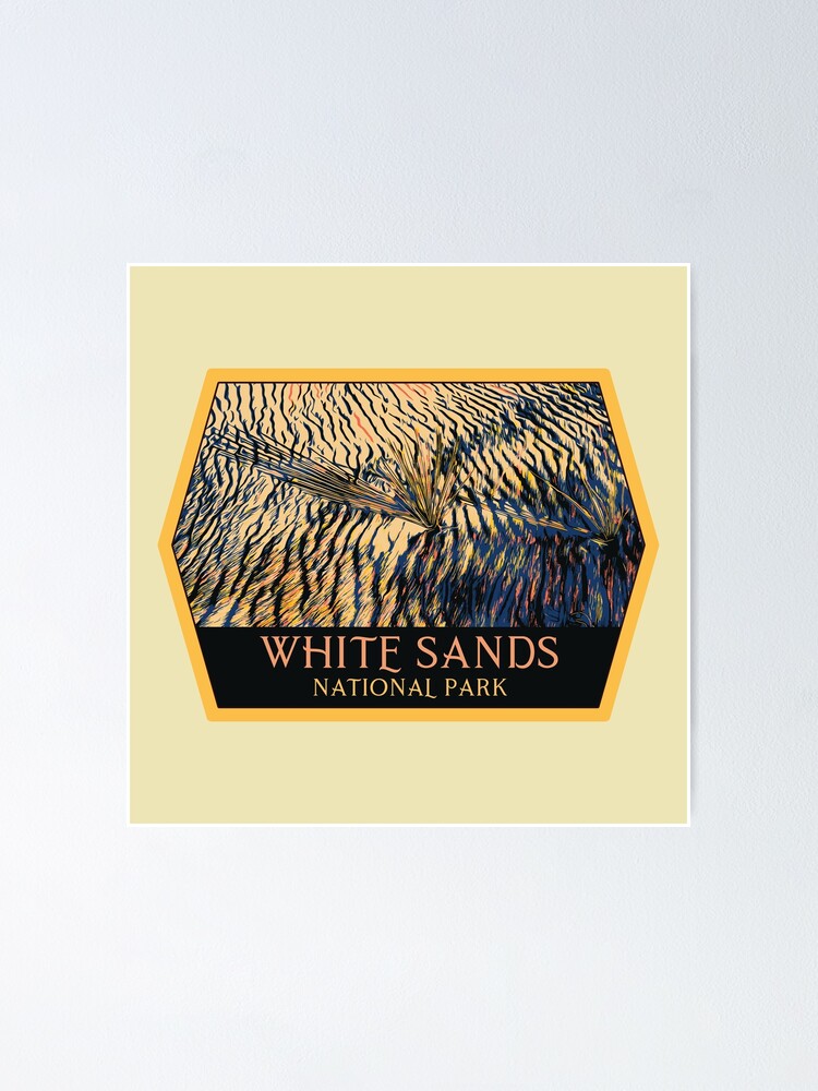 "White Sands National Park, New Mexico USA, nature park" Poster for ...
