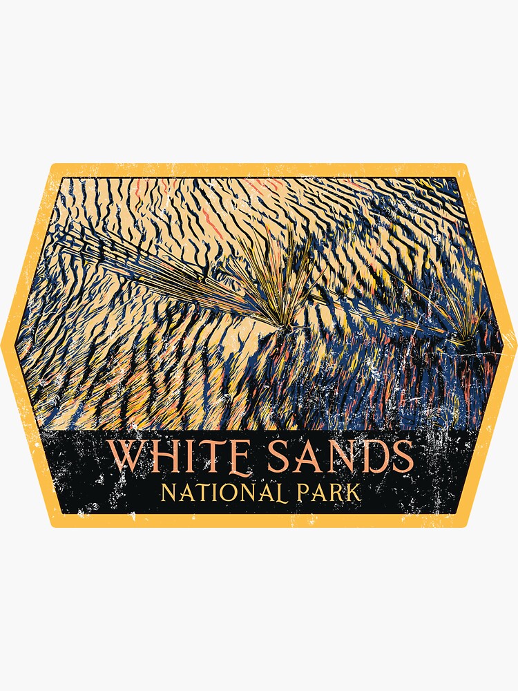 "White Sands National Park, New Mexico USA, nature park" Sticker for ...