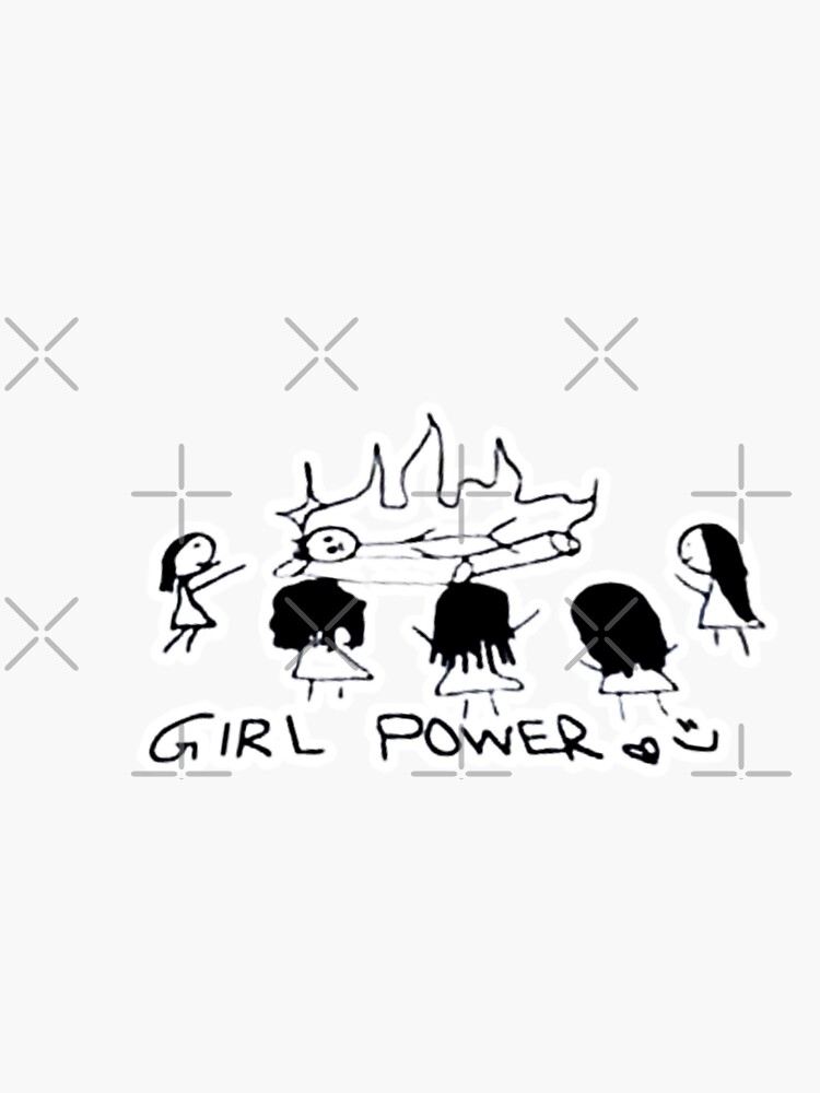 Girls Power Collection Sticker For Sale By Lion9u9 Redbubble