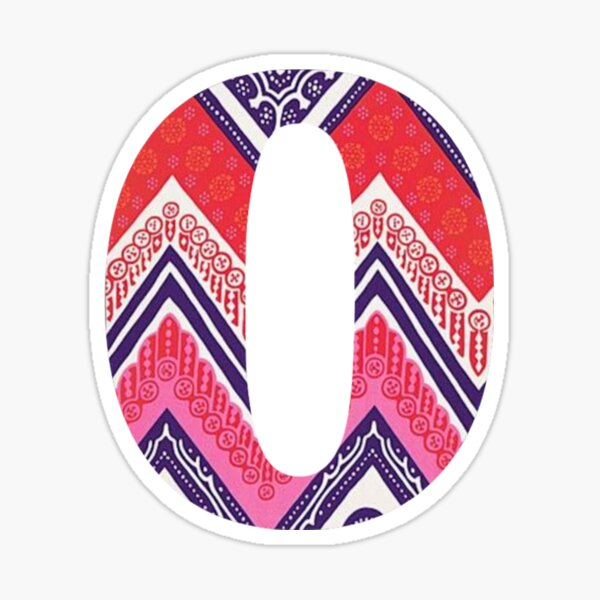"The Letter O" Sticker for Sale by Claireandrewss | Redbubble
