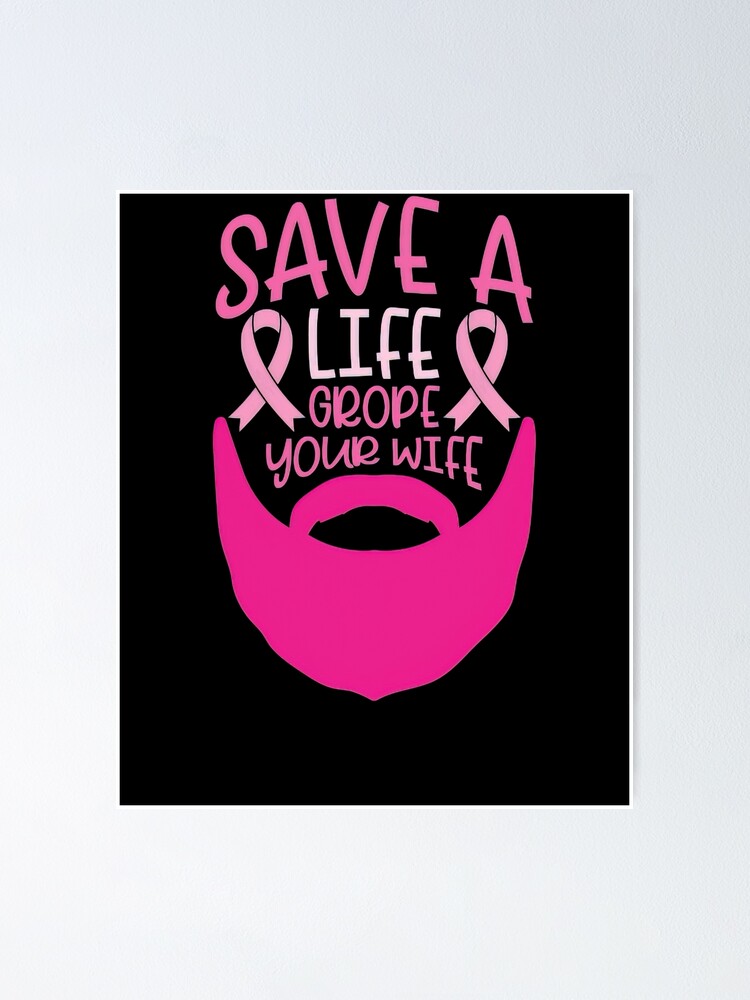 Póster «Cáncer de mama Cáncer de mama Salvar la vida Tantear a su ...