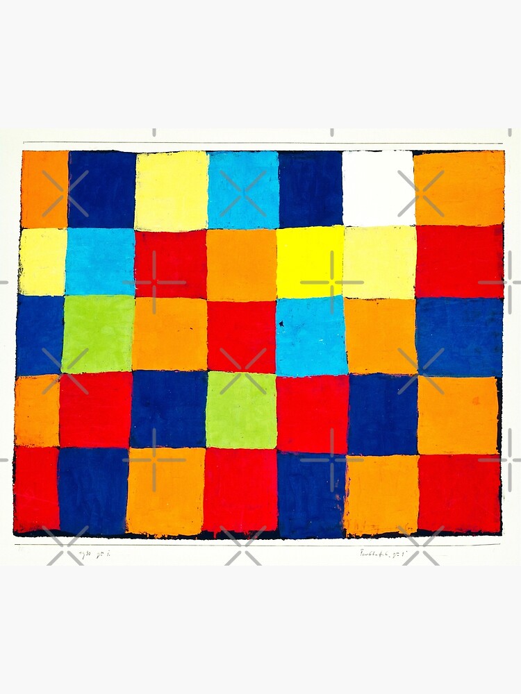 Póster «Las pinturas más famosas de Paul Klee ,Paul Klee Color chart ...