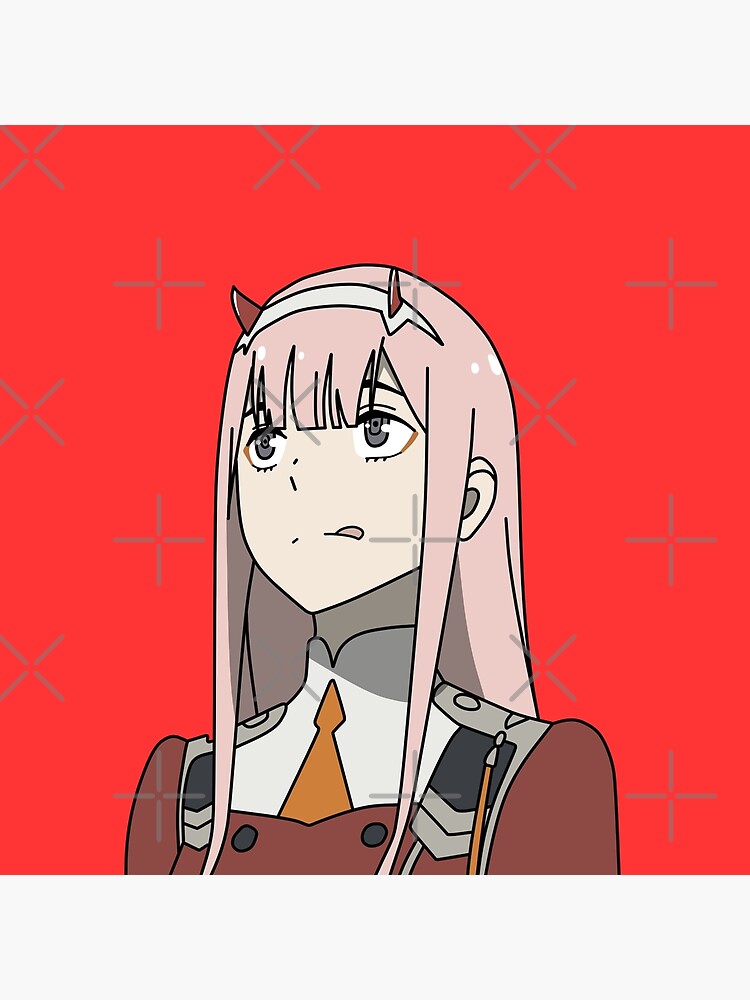 "Cute innocent face zero two" Poster for Sale by Semzig | Redbubble