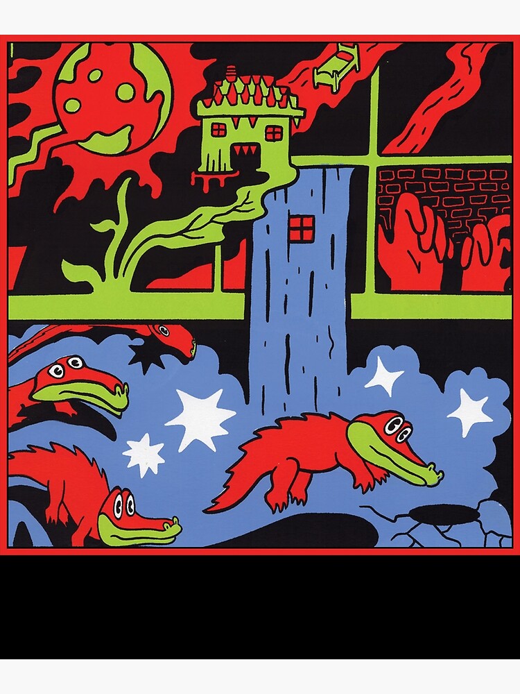 "King Gizzard and the Lizard Wizard the Castle in the Air Art Drawing ...
