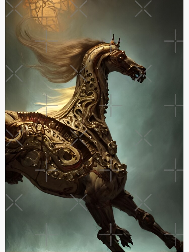 "Twisted Carnival - Zombie Carousel Horse" Sticker for Sale by ...