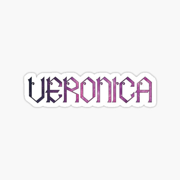 "VERONICA Name I - My name is VERONICA - typography name - Galaxy Vibe ...