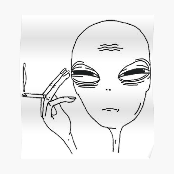 Smoking Alien Gifts & Merchandise | Redbubble