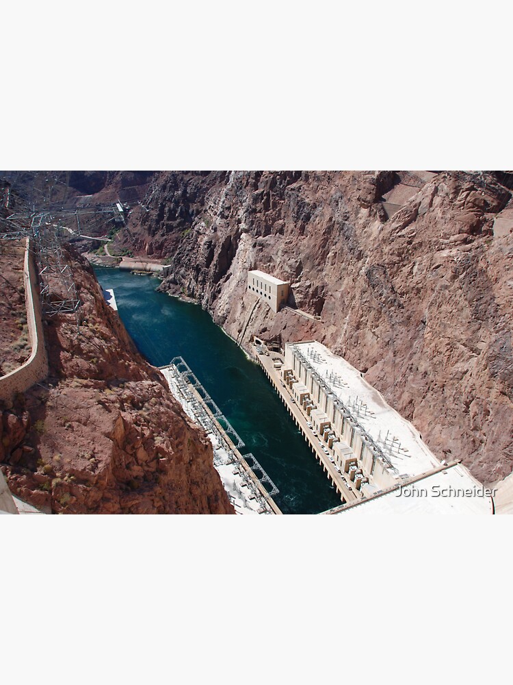 "Hydroelectric Plant - Hoover Dam" Sticker for Sale by John Schneider ...