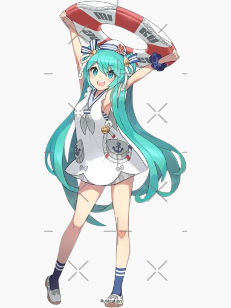 "Hatsune Miku CV01" Sticker for Sale by Otaku-Area | Redbubble